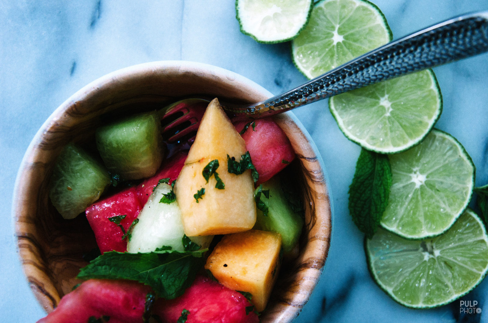 Spicy Cucumber Melon Salad
